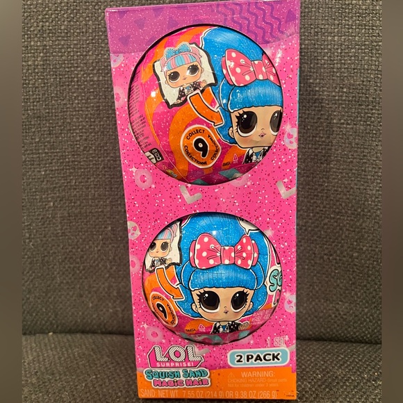 L.O.L. Surprise! | Toys | Lol Surprise Squish Sand Magic Ball Set Pink ...